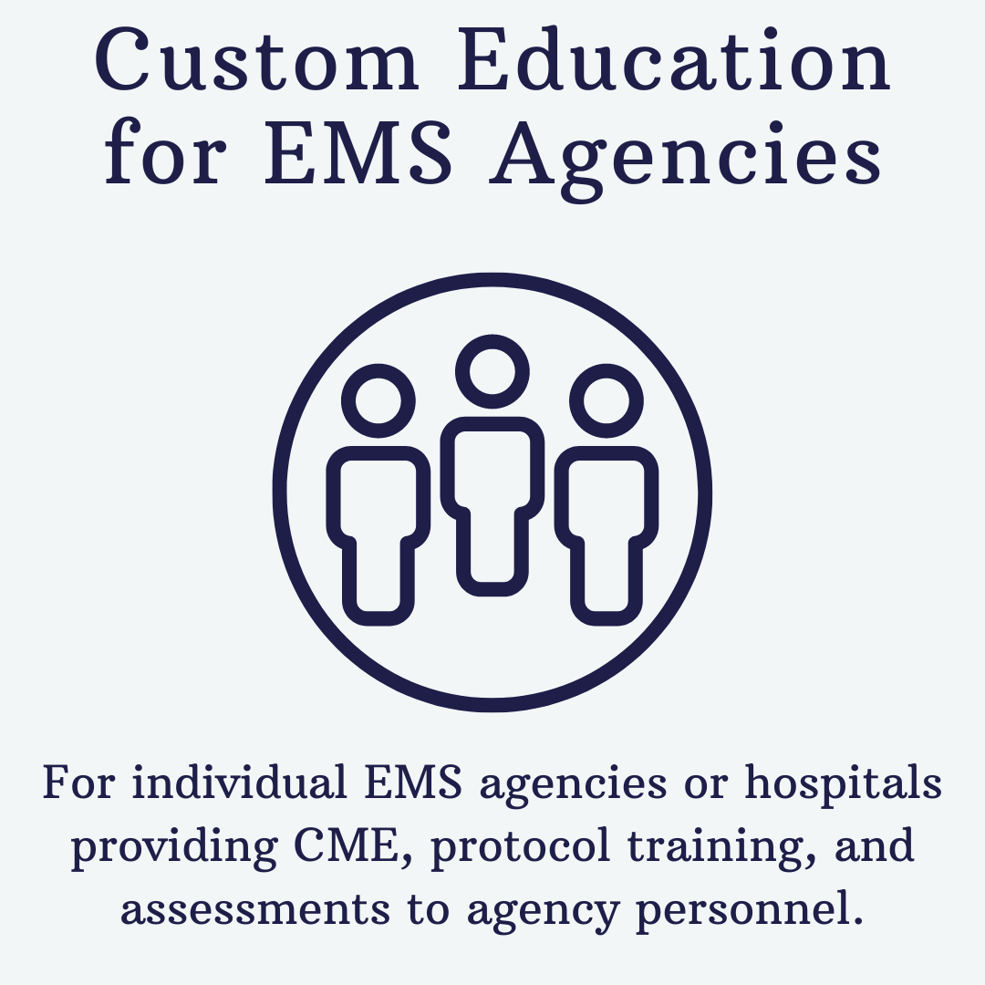 Custom Education for Individual EMS Agencies & Departments – American CME